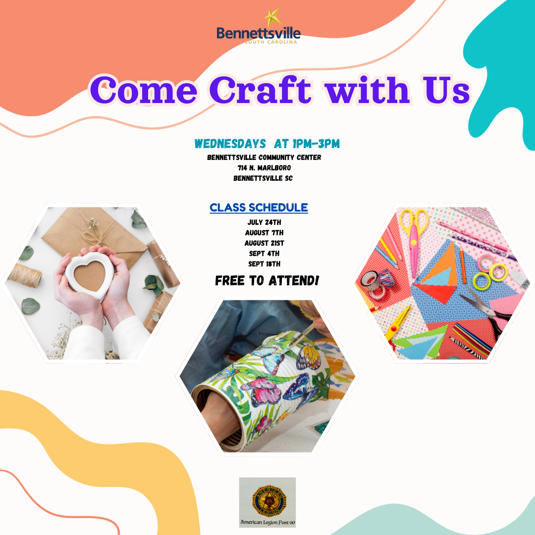 Community Center Classes | City of Bennettsville, SC